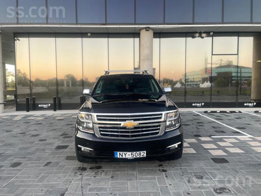 Melns Chevrolet Tahoe 2015 Rīga, ar dzinēja tilpumu 5.30 L un nobraukumu 172 tūkst. km par 15000 €, foto 7 vietnē AUTOMOTO.COM.LV