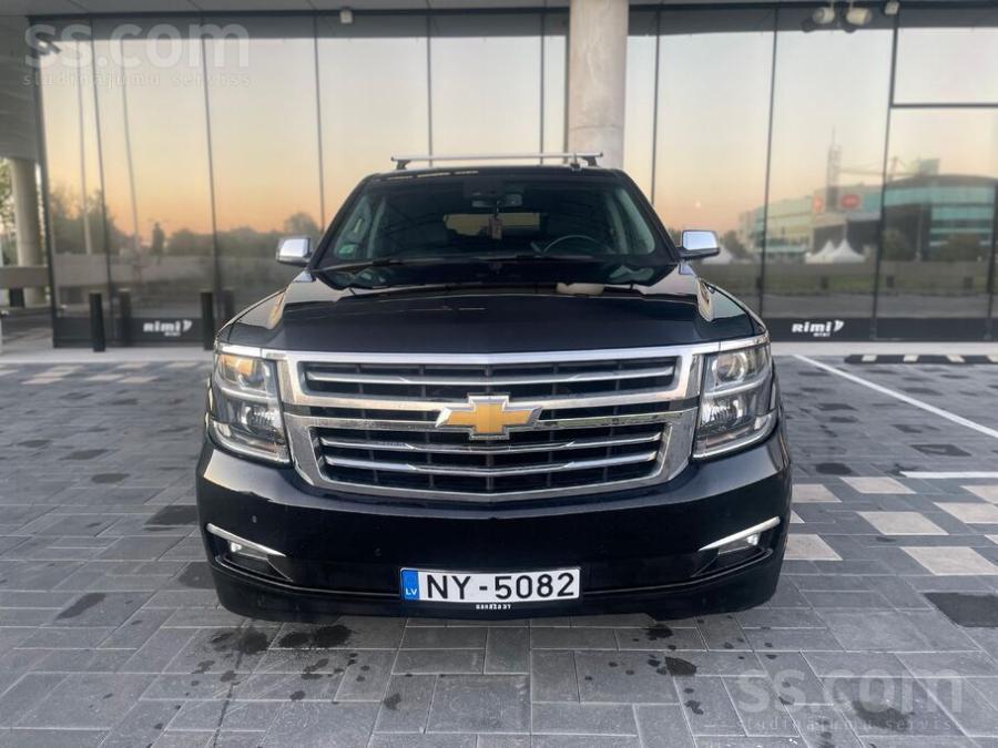 Melns Chevrolet Tahoe 2015 Rīga, ar dzinēja tilpumu 5.30 L un nobraukumu 172 tūkst. km par 15000 €, foto 8 vietnē AUTOMOTO.COM.LV