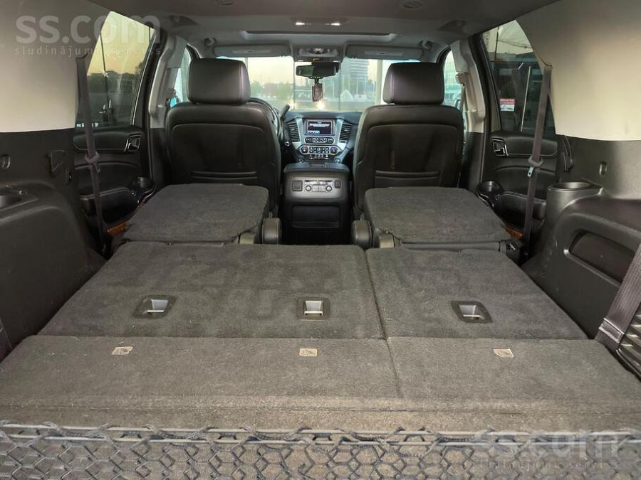Melns Chevrolet Tahoe 2015 Rīga, ar dzinēja tilpumu 5.30 L un nobraukumu 172 tūkst. km par 15000 €, foto 27 vietnē AUTOMOTO.COM.LV
