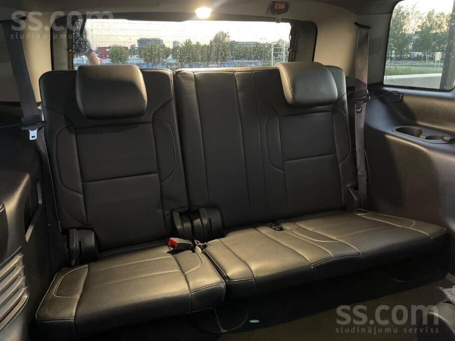 Melns Chevrolet Tahoe 2015 Rīga, ar dzinēja tilpumu 5.30 L un nobraukumu 172 tūkst. km par 15000 €, foto 29 vietnē AUTOMOTO.COM.LV
