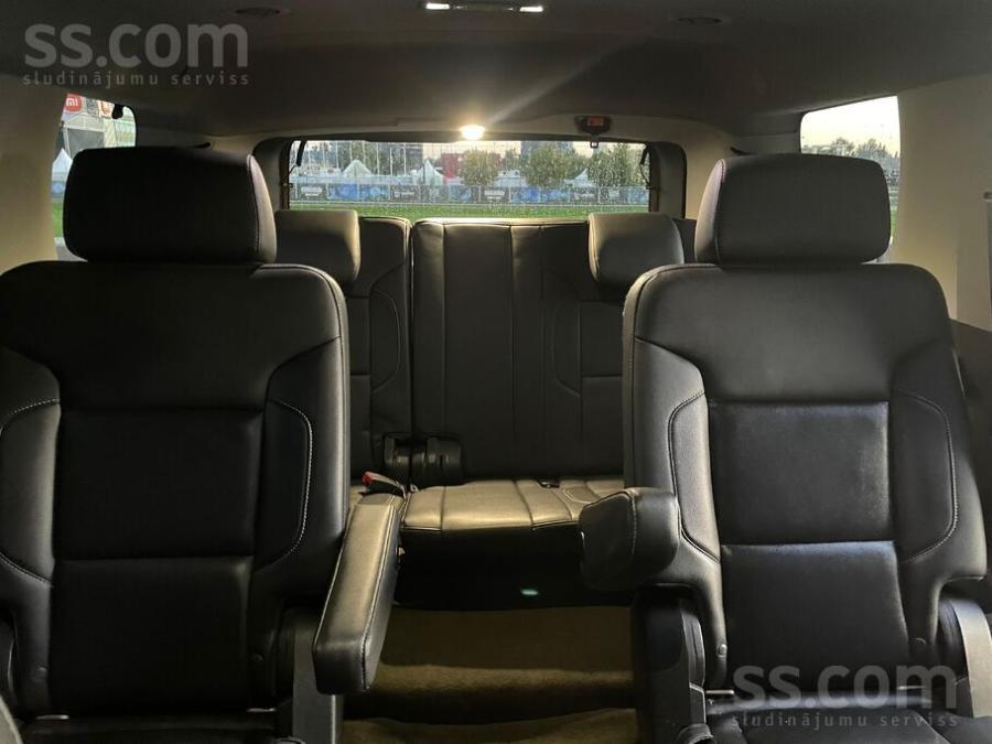 Melns Chevrolet Tahoe 2015 Rīga, ar dzinēja tilpumu 5.30 L un nobraukumu 172 tūkst. km par 15000 €, foto 30 vietnē AUTOMOTO.COM.LV