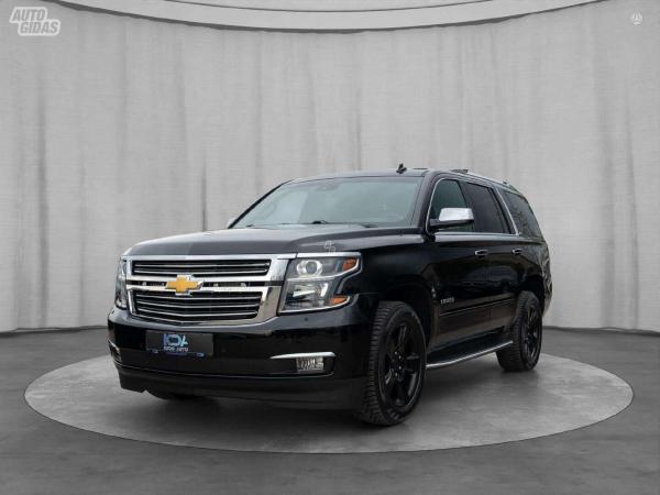 Black Chevrolet Tahoe 2016 in Marijampole, with an engine capacity of 5.30 L and mileage of 130 thousand km for 34450 €, photo 2 on AUTOMOTO.COM.LV