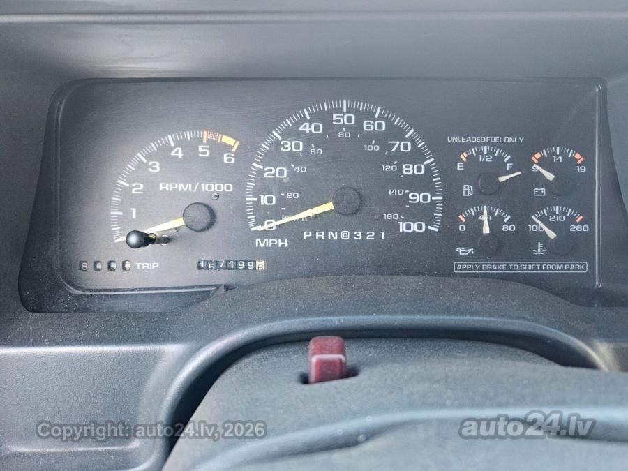 Zils Chevrolet Tahoe 1996 Tallina, ar dzinēja tilpumu 5.70 L un nobraukumu 0 tūkst. km par 5500 €, foto 17 vietnē AUTOMOTO.COM.LV