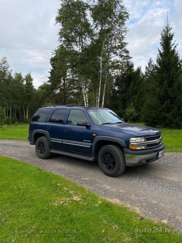 Zils Chevrolet Tahoe 2002 Tallina, ar dzinēja tilpumu 5.30 L un nobraukumu 0 tūkst. km par 4800 €, foto 1 vietnē AUTOMOTO.COM.LV