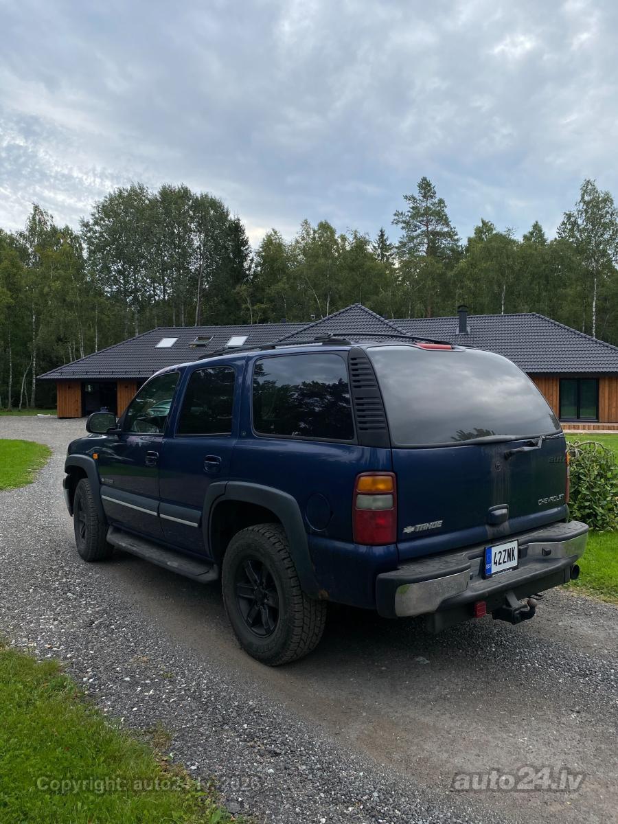 Zils Chevrolet Tahoe 2002 Tallina, ar dzinēja tilpumu 5.30 L un nobraukumu 0 tūkst. km par 4800 €, foto 6 vietnē AUTOMOTO.COM.LV