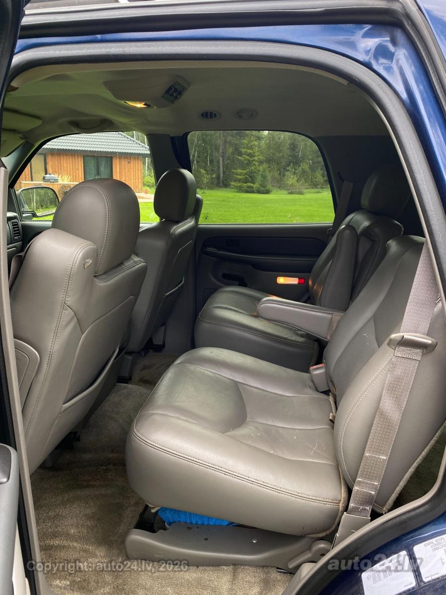 Zils Chevrolet Tahoe 2002 Tallina, ar dzinēja tilpumu 5.30 L un nobraukumu 0 tūkst. km par 4800 €, foto 9 vietnē AUTOMOTO.COM.LV