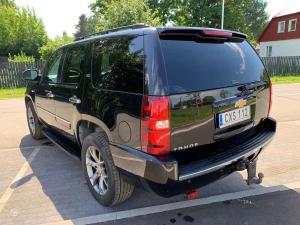 Blue Chevrolet Tahoe 2011 in Riga, with an engine capacity of 0.00 L and mileage of 263 thousand km for 9900 €, photo 13 on AUTOMOTO.COM.LV