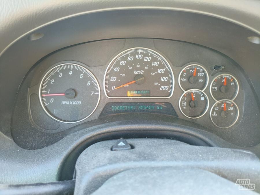 Chevrolet TrailBlazer 2005 Telšiai, ar dzinēja tilpumu 4.20 L un nobraukumu 355 tūkst. km par 1999 €, foto 14 vietnē AUTOMOTO.COM.LV