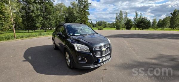 Black Chevrolet Trax 2013 in Jurmala, with an engine capacity of 1.40 L and mileage of 187 thousand km for 5200 €, photo 1 on AUTOMOTO.COM.LV
