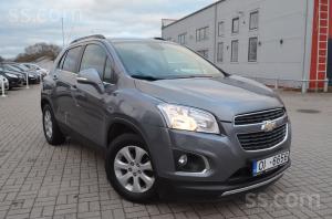 Pelēks Chevrolet Trax 2014 Ventspils, ar dzinēja tilpumu 1.40 L un nobraukumu 224 tūkst. km par 5550 €, foto  vietnē AUTOMOTO.COM.LV