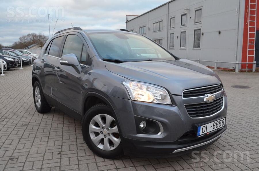 Pelēks Chevrolet Trax 2014 Ventspils, ar dzinēja tilpumu 1.40 L un nobraukumu 224 tūkst. km par 5550 €, foto 1 vietnē AUTOMOTO.COM.LV