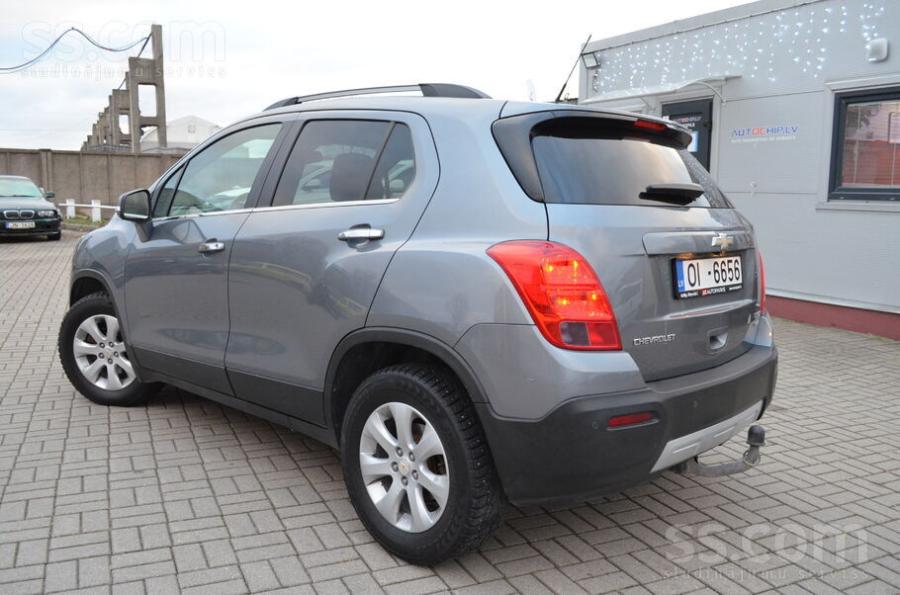 Pelēks Chevrolet Trax 2014 Ventspils, ar dzinēja tilpumu 1.40 L un nobraukumu 224 tūkst. km par 5550 €, foto 2 vietnē AUTOMOTO.COM.LV