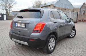 Pelēks Chevrolet Trax 2014 Ventspils, ar dzinēja tilpumu 1.40 L un nobraukumu 224 tūkst. km par 5550 €, foto 4 vietnē AUTOMOTO.COM.LV