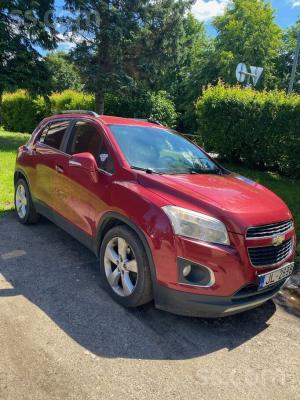 Red Chevrolet Trax 2013 in Riga, with an engine capacity of 1.40 L and mileage of 234 thousand km for 5550 €, photo  on AUTOMOTO.COM.LV