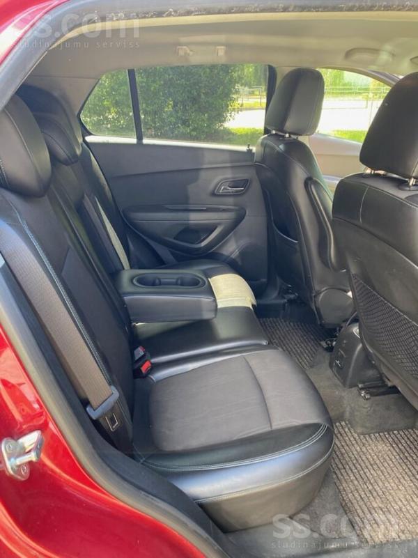 Sarkans Chevrolet Trax 2013 Rīga, ar dzinēja tilpumu 1.40 L un nobraukumu 234 tūkst. km par 5550 €, foto 3 vietnē AUTOMOTO.COM.LV