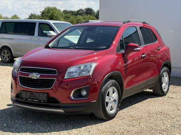 Sarkans Chevrolet Trax 2013 Šauļi, ar dzinēja tilpumu 1.36 L un nobraukumu 145 tūkst. km par 5999 €, foto 1 vietnē AUTOMOTO.COM.LV