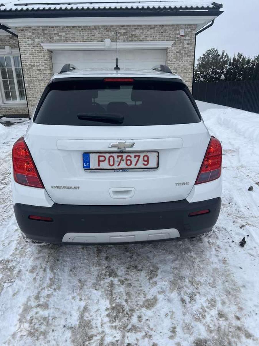 Balts Chevrolet Trax 2013 Panevēža, ar dzinēja tilpumu 1.69 L un nobraukumu 224 tūkst. km par 5200 €, foto 5 vietnē AUTOMOTO.COM.LV