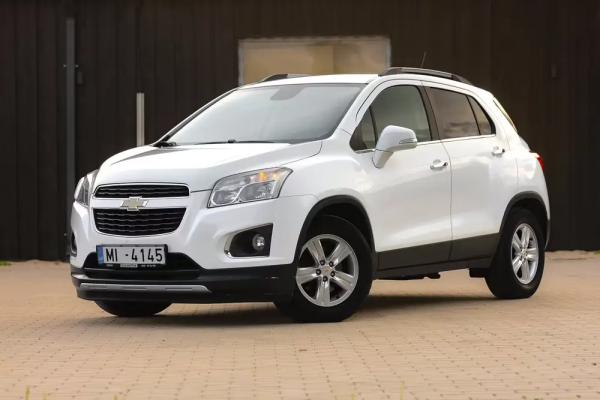 Balts Chevrolet Trax 2014 Jelgava, ar dzinēja tilpumu 1.60 L un nobraukumu 242 tūkst. km par 6300 €, foto 1 vietnē AUTOMOTO.COM.LV