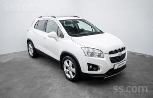 White Chevrolet Trax 2013 in Tallinn, with an engine capacity of 1.40 L and mileage of 181 thousand km for 7999 €, photo 3 on AUTOMOTO.COM.LV