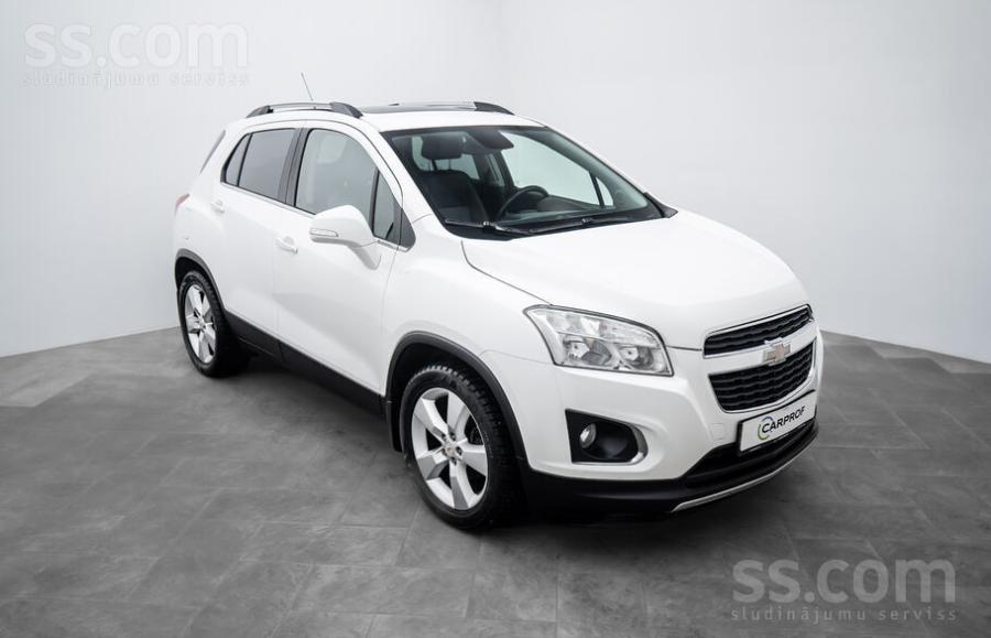 White Chevrolet Trax 2013 in Tallinn, with an engine capacity of 1.40 L and mileage of 181 thousand km for 7999 €, photo 3 on AUTOMOTO.COM.LV