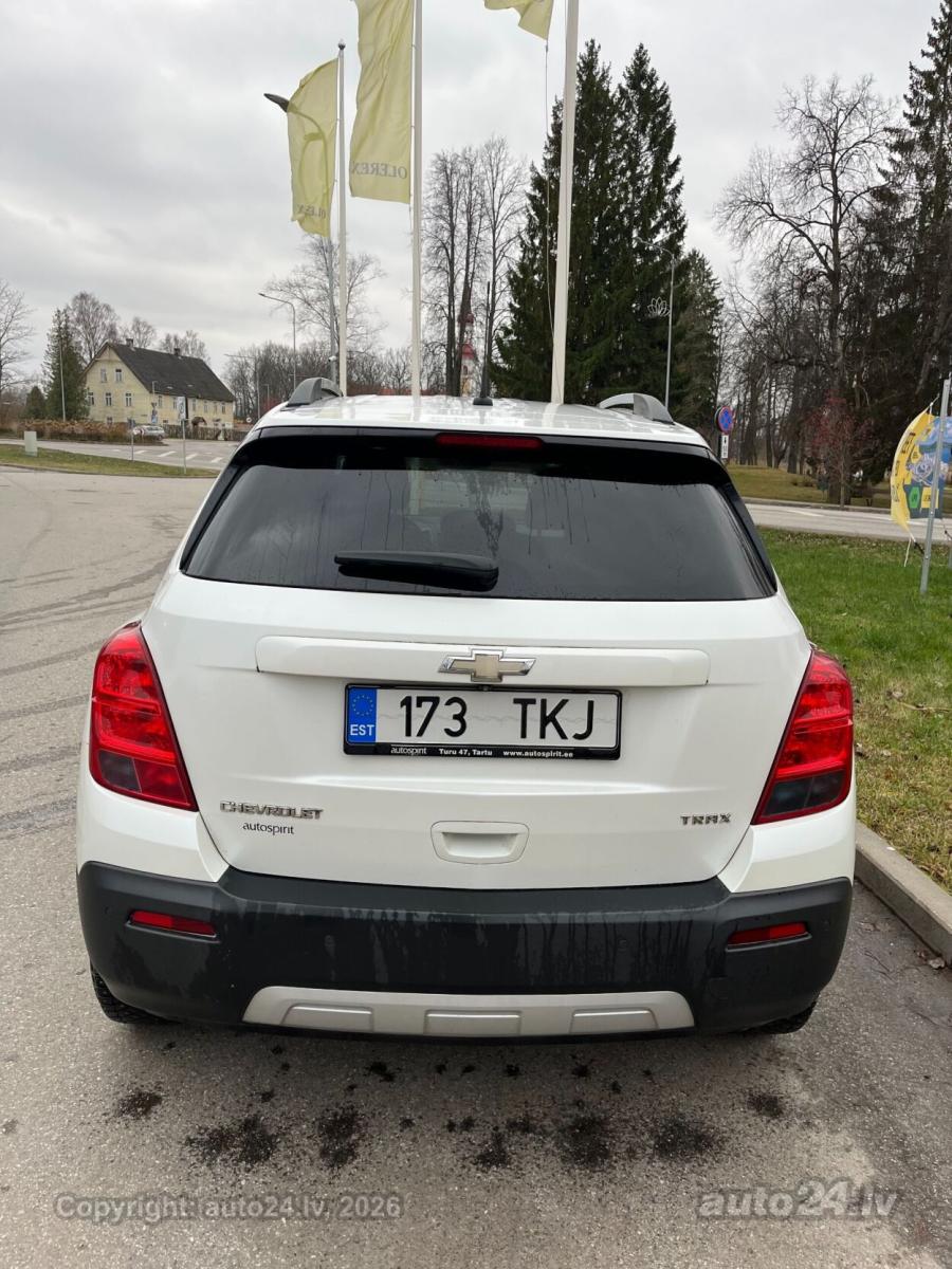 Balts Chevrolet Trax 2013 Tallina, ar dzinēja tilpumu 1.40 L un nobraukumu 177 tūkst. km par 6000 €, foto 3 vietnē AUTOMOTO.COM.LV