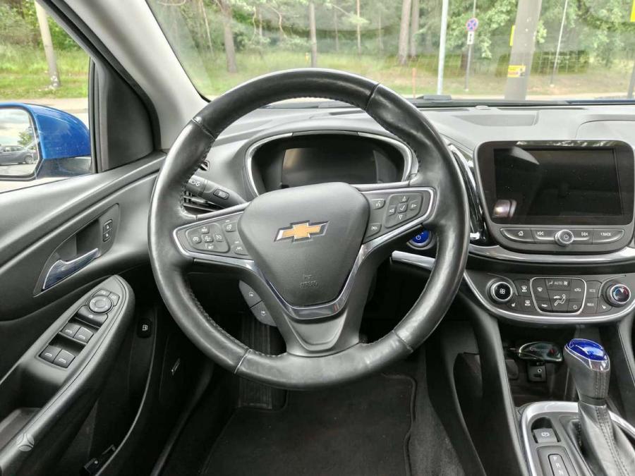 Blue Chevrolet Volt 2017 in Kaunas, with an engine capacity of 1.49 L and mileage of 94 thousand km for 11300 €, photo 11 on AUTOMOTO.COM.LV