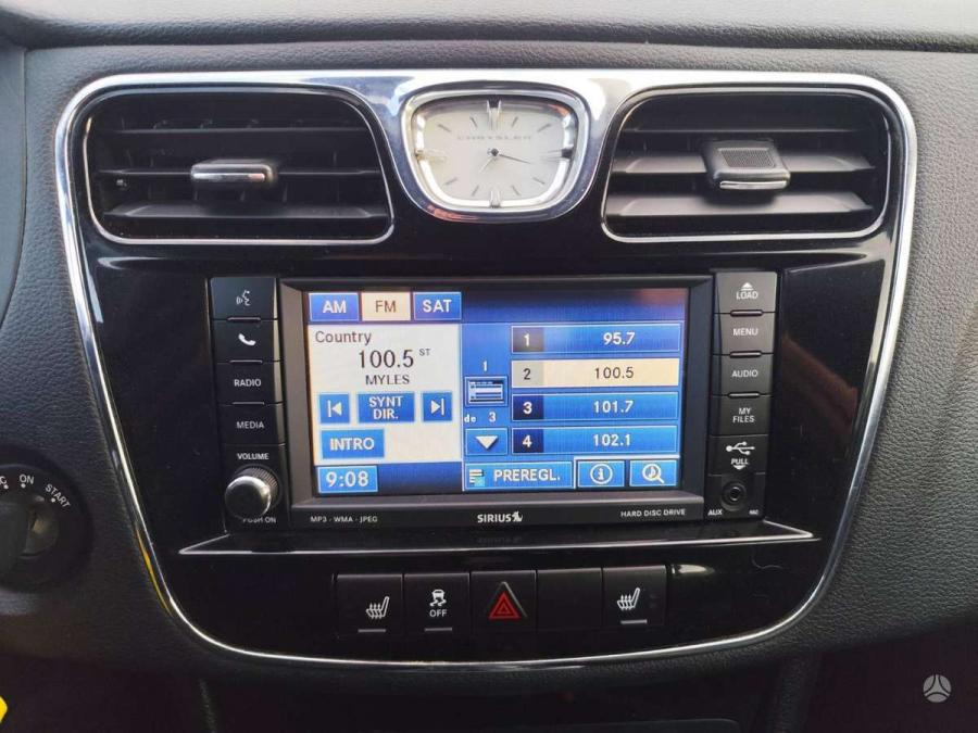 Pelēks Chrysler 200 2011 Šauļi, ar dzinēja tilpumu 3.60 L un nobraukumu 90 tūkst. km par 6400 €, foto 18 vietnē AUTOMOTO.COM.LV