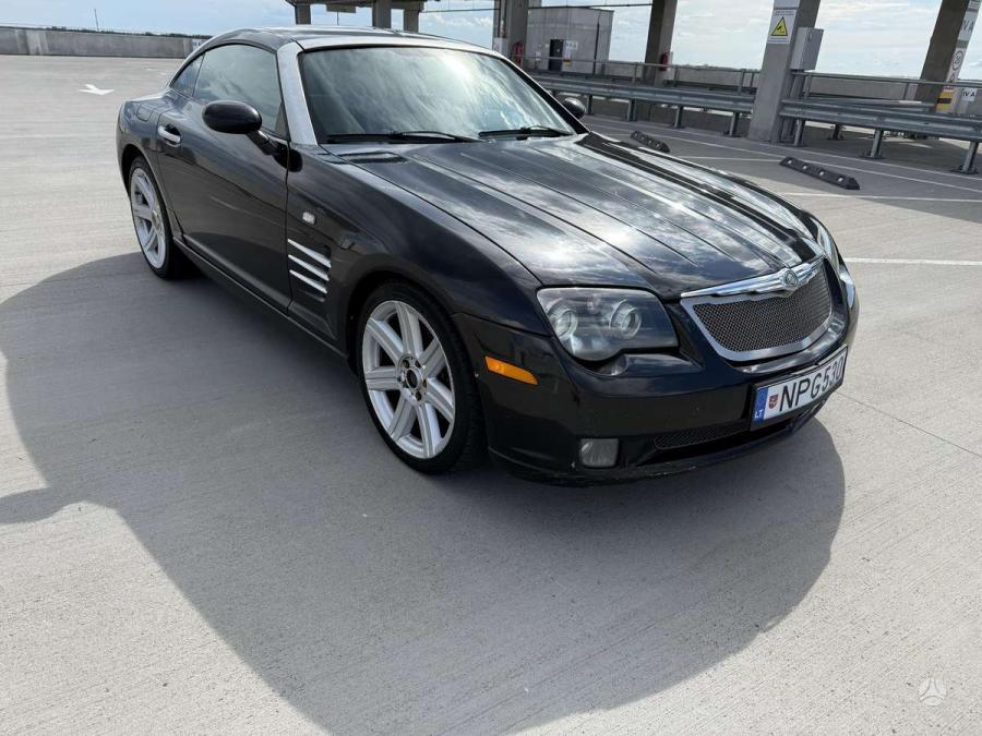 Melns Chrysler Crossfire 2004 Viļņa, ar dzinēja tilpumu 3.20 L un nobraukumu 200 tūkst. km par 1900 €, foto 1 vietnē AUTOMOTO.COM.LV