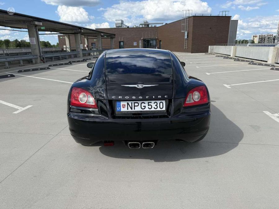 Melns Chrysler Crossfire 2004 Viļņa, ar dzinēja tilpumu 3.20 L un nobraukumu 240 tūkst. km par 1800 €, foto 8 vietnē AUTOMOTO.COM.LV