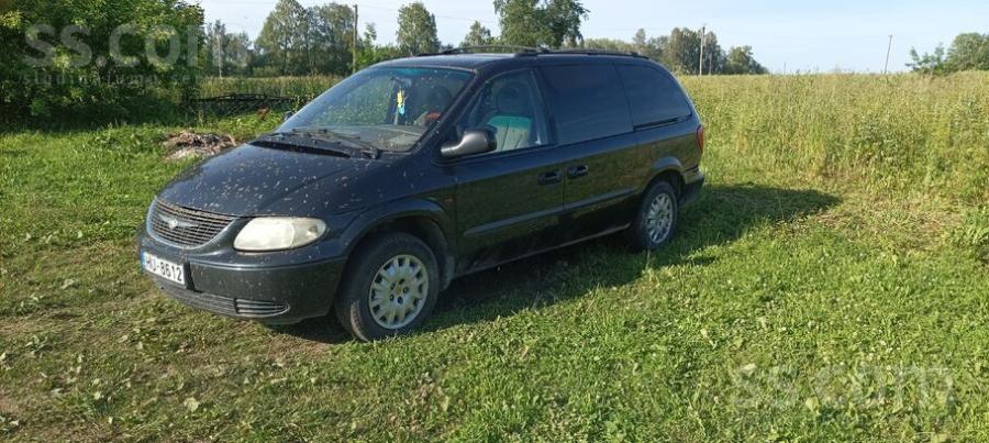 Melns Chrysler Grand Voyager 2002 Limbaži, ar dzinēja tilpumu 2.50 L un nobraukumu 388 tūkst. km par 1000 €, foto 1 vietnē AUTOMOTO.COM.LV