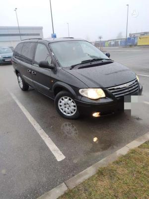 Melns Chrysler Grand Voyager 2007 Viļņa, ar dzinēja tilpumu 2.78 L un nobraukumu 346 tūkst. km par 2099 €, foto  vietnē AUTOMOTO.COM.LV