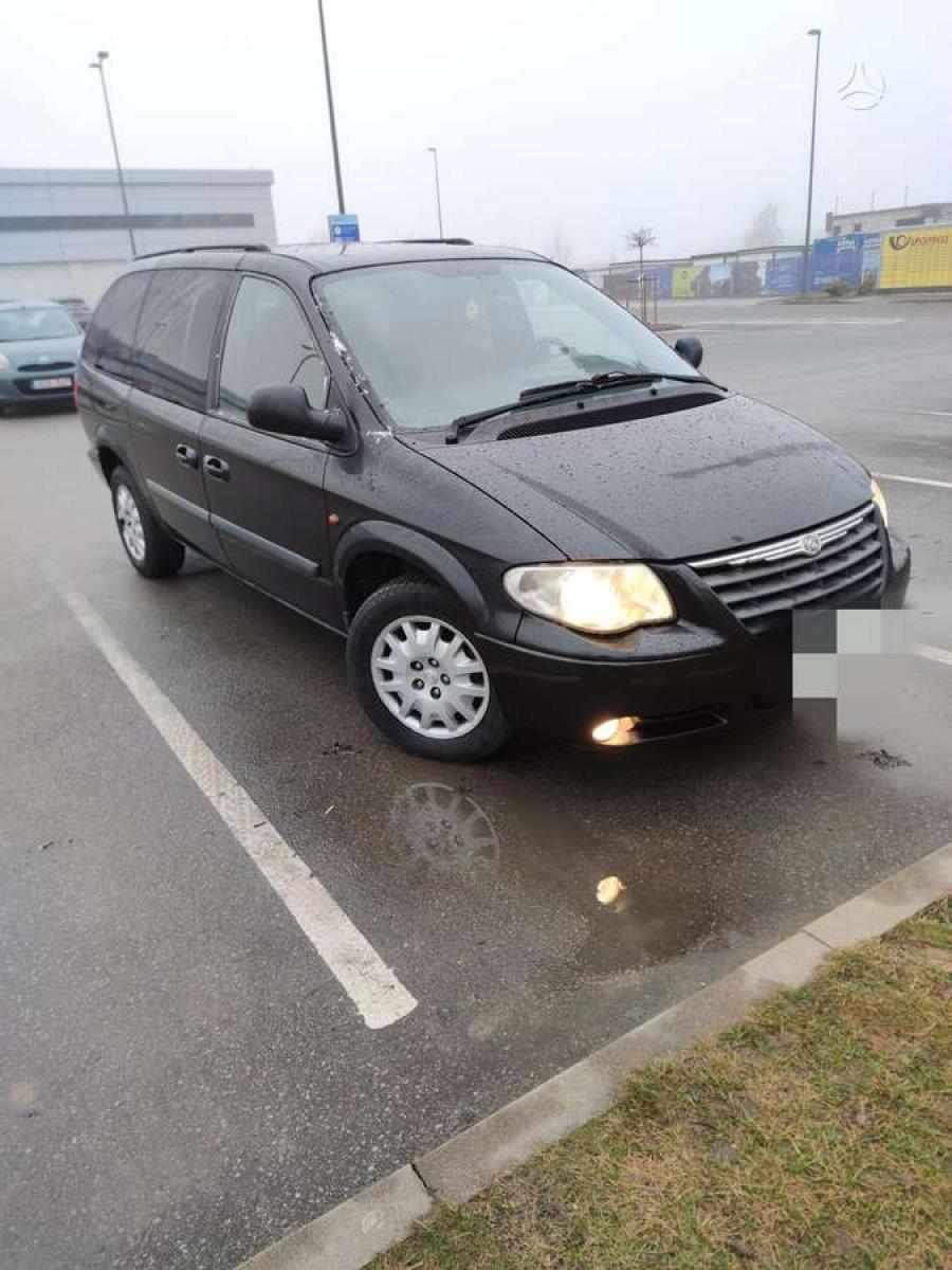Melns Chrysler Grand Voyager 2007 Viļņa, ar dzinēja tilpumu 2.78 L un nobraukumu 346 tūkst. km par 2099 €, foto 1 vietnē AUTOMOTO.COM.LV