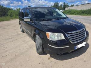 Melns Chrysler Grand Voyager 2008 Kauņa, ar dzinēja tilpumu 2.78 L un nobraukumu 261 tūkst. km par 3650 €, foto 3 vietnē AUTOMOTO.COM.LV
