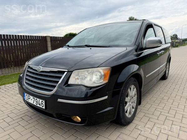 Black Chrysler Grand Voyager 2008 in Riga, with an engine capacity of 2.80 L and mileage of 0 thousand km for 1650 €, photo 1 on AUTOMOTO.COM.LV