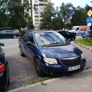 Синий Крайслер Гранд Вояджер 2006 в Рига, объемом двигателя 2.80 л и пробегом 360 тыс. км за 550 €, фото 3 на AUTOMOTO.COM.LV