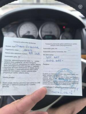 Pelēks Chrysler Grand Voyager 2008 Viļņa, ar dzinēja tilpumu 2.78 L un nobraukumu 470 tūkst. km par 2000 €, foto 7 vietnē AUTOMOTO.COM.LV