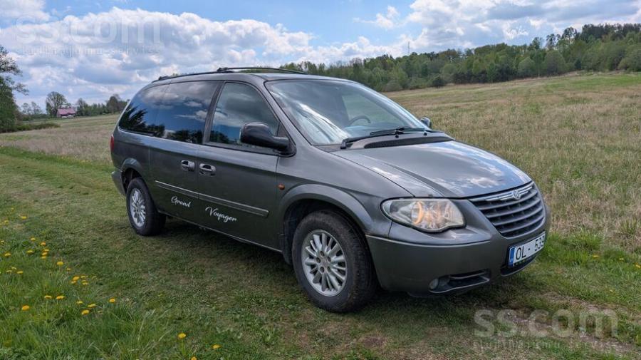 Pelēks Chrysler Grand Voyager 2007 Cēsis, ar dzinēja tilpumu 2.80 L un nobraukumu 298 tūkst. km par 1750 €, foto 3 vietnē AUTOMOTO.COM.LV