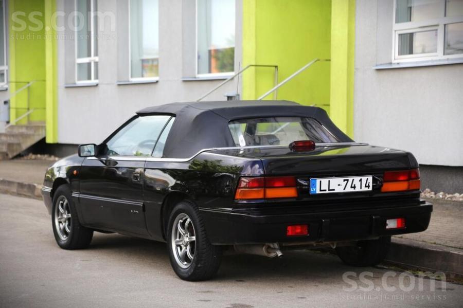 Melns Chrysler le-baron 1991 Rīga, ar dzinēja tilpumu 2.50 L un nobraukumu 213 tūkst. km par 4495 €, foto 7 vietnē AUTOMOTO.COM.LV