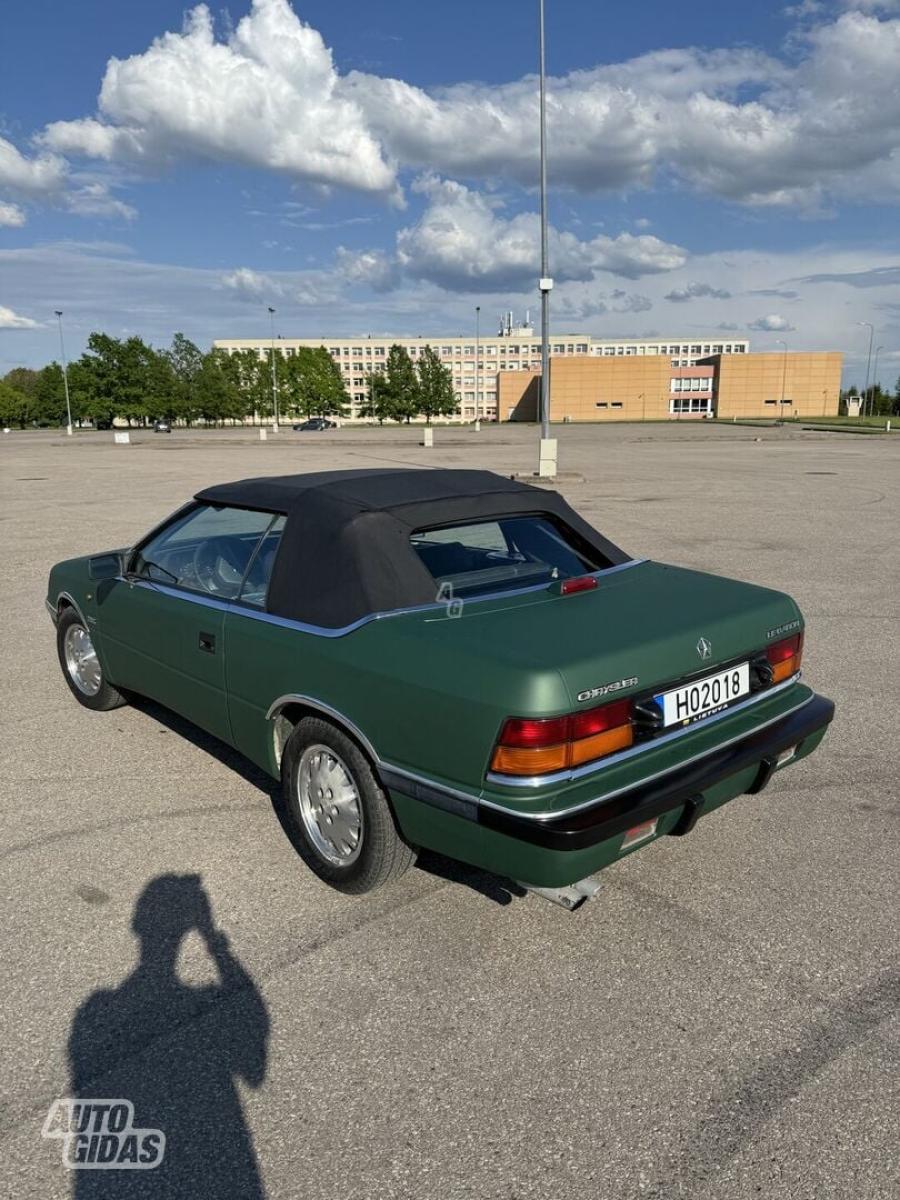 Zaļš Chrysler le-baron 1988 Viļņa, ar dzinēja tilpumu 2.20 L un nobraukumu 140 tūkst. km par 4224 €, foto 1 vietnē AUTOMOTO.COM.LV