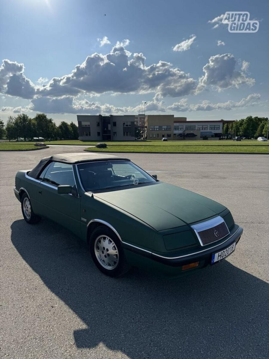 Zaļš Chrysler le-baron 1988 Viļņa, ar dzinēja tilpumu 2.20 L un nobraukumu 140 tūkst. km par 4224 €, foto 9 vietnē AUTOMOTO.COM.LV