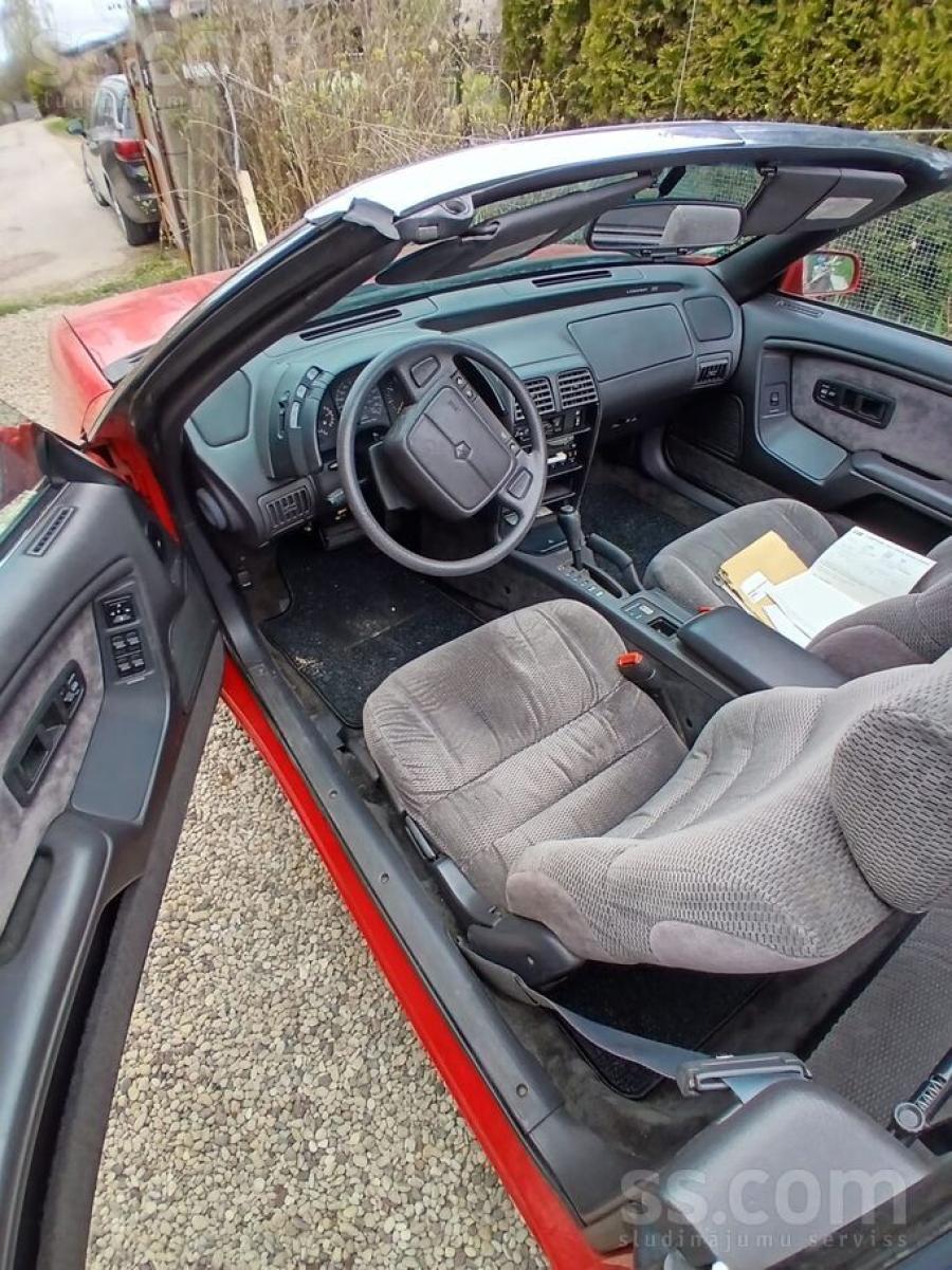 Sarkans Chrysler le-baron 1994 Rīga, ar dzinēja tilpumu 3.00 L un nobraukumu 111 tūkst. km par 4950 €, foto 10 vietnē AUTOMOTO.COM.LV