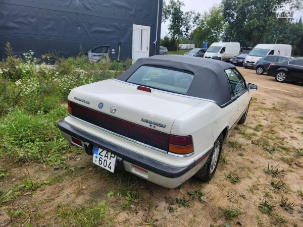 Balts Chrysler le-baron 1991 Viļņa, ar dzinēja tilpumu 3.00 L un nobraukumu 97 tūkst. km par 4250 €, foto 2 vietnē AUTOMOTO.COM.LV
