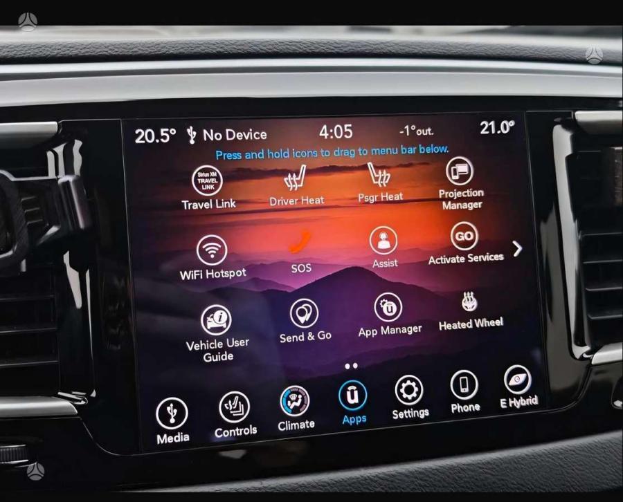 Melns Chrysler Pacifica 2017 Šauļi, ar dzinēja tilpumu 3.60 L un nobraukumu 112 tūkst. km par 18200 €, foto 10 vietnē AUTOMOTO.COM.LV