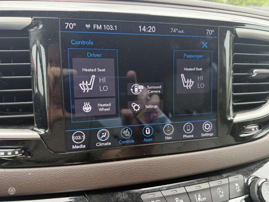 Melns Chrysler Pacifica 2017 Viļņa, ar dzinēja tilpumu 3.61 L un nobraukumu 110 tūkst. km par 12999 €, foto 5 vietnē AUTOMOTO.COM.LV