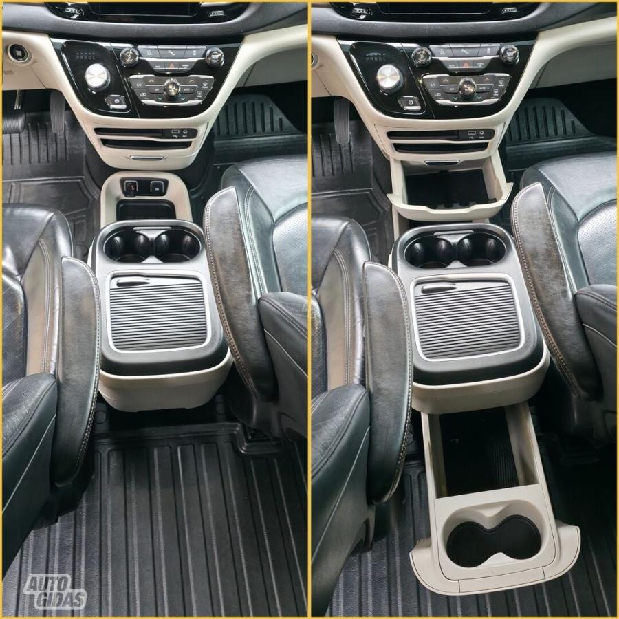 Melns Chrysler Pacifica 2018 Kauņa, ar dzinēja tilpumu 3.60 L un nobraukumu 110 tūkst. km par 15500 €, foto 13 vietnē AUTOMOTO.COM.LV