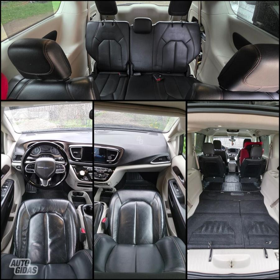 Melns Chrysler Pacifica 2018 Kauņa, ar dzinēja tilpumu 3.60 L un nobraukumu 110 tūkst. km par 15500 €, foto 15 vietnē AUTOMOTO.COM.LV