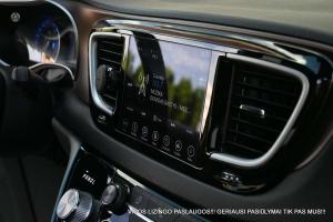 Black Chrysler Pacifica 2018 in Kretinga, with an engine capacity of 3.61 L and mileage of 131 thousand km for 15499 €, photo 29 on AUTOMOTO.COM.LV