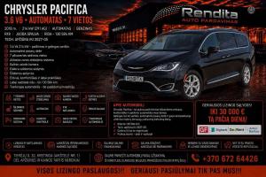 Black Chrysler Pacifica 2018 in Kretinga, with an engine capacity of 3.61 L and mileage of 131 thousand km for 15499 €, photo 38 on AUTOMOTO.COM.LV