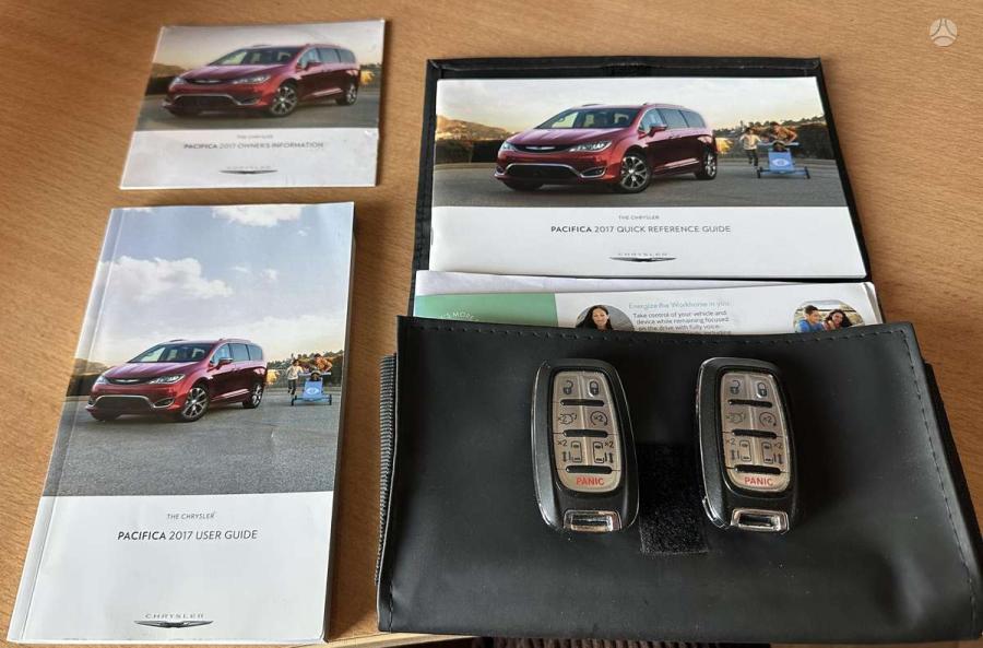 Melns Chrysler Pacifica 2018 Marijampole, ar dzinēja tilpumu 3.60 L un nobraukumu 125 tūkst. km par 13890 €, foto 18 vietnē AUTOMOTO.COM.LV