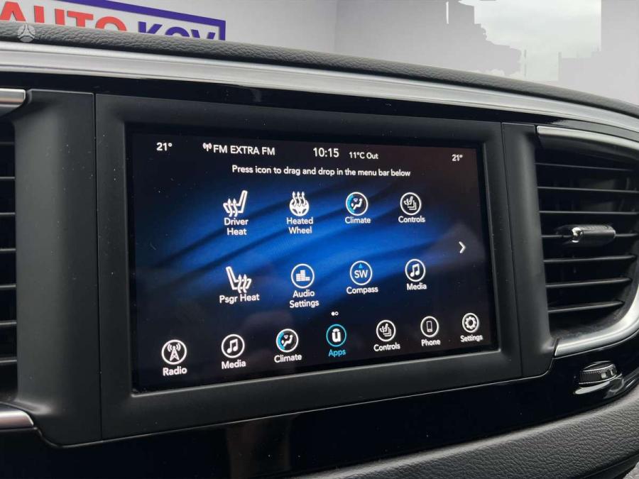 Melns Chrysler Pacifica 2019 Kauņa, ar dzinēja tilpumu 3.60 L un nobraukumu 110 tūkst. km par 17999 €, foto 20 vietnē AUTOMOTO.COM.LV